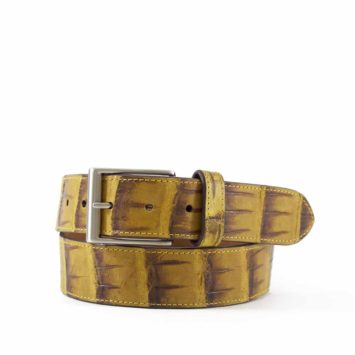 100% Genuine Formal & leather Belts for men with crocodile tail. - Roma ...