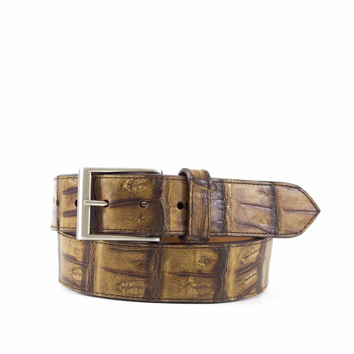 100% Genuine Formal & leather Belts for men with crocodile tail. - Roma ...
